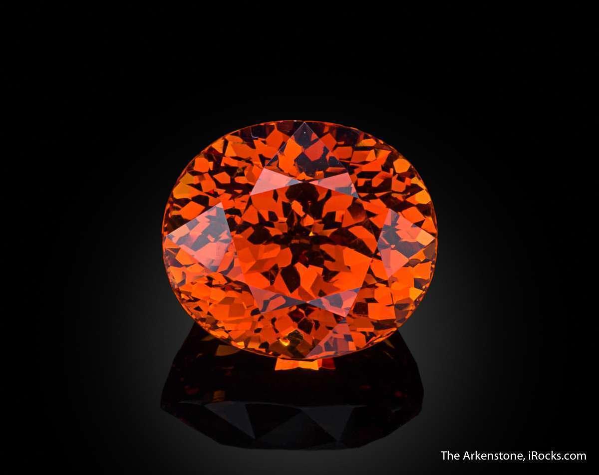 The Flaming Sunset Shades of Smoldering Mandarin Garnet